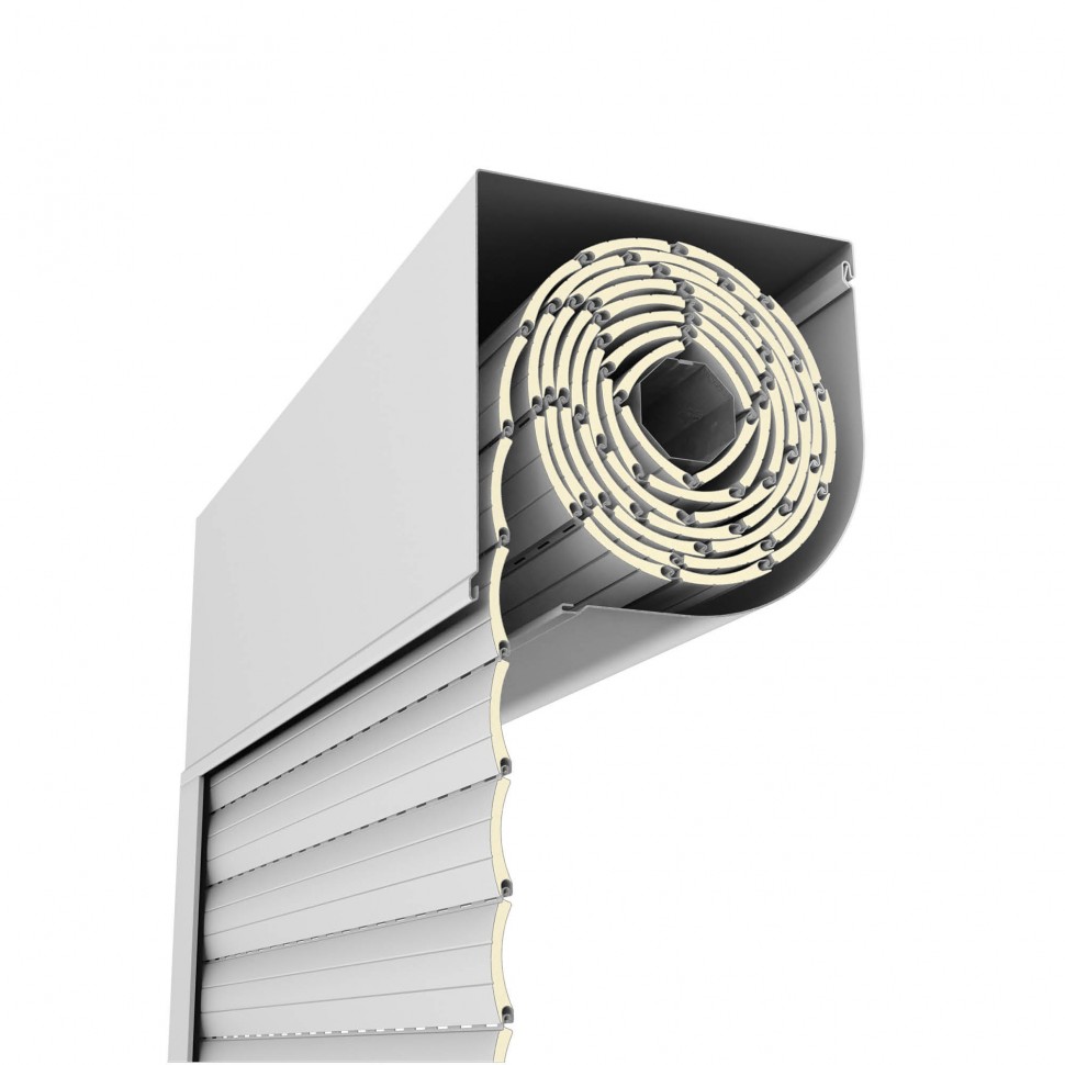 Miniper curved Aluminium Shutter box